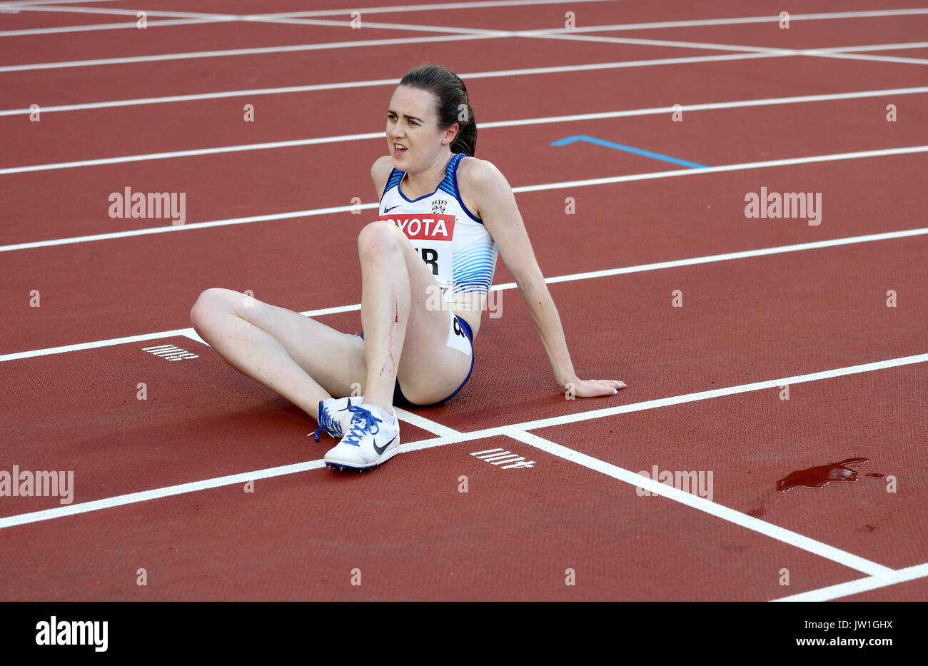 Great britain's laura muir after the women's 5000m heat during day ...
