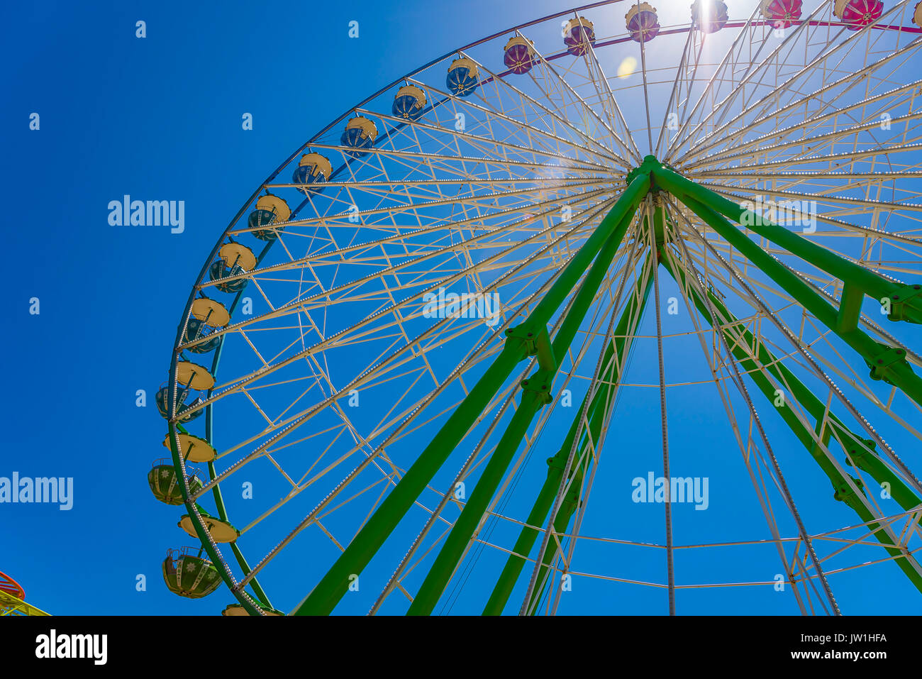 Wheel in the wheel. Sight-wheel in aya-napa Stock Photo - Alamy