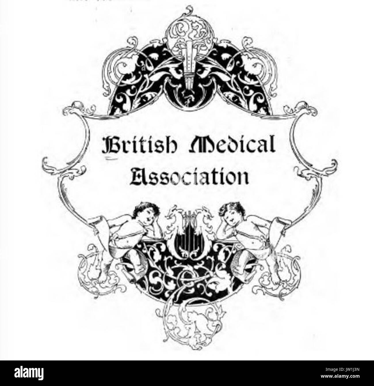 British Medical Assoc logo 1897 Stock Photo - Alamy