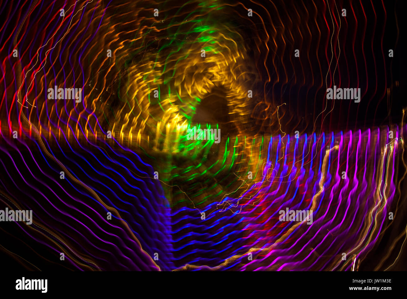 Kinetic light painting Stock Photo - Alamy