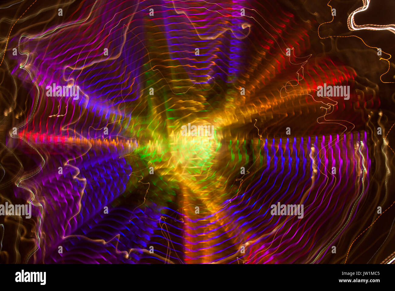 Kinetic light painting Stock Photo - Alamy
