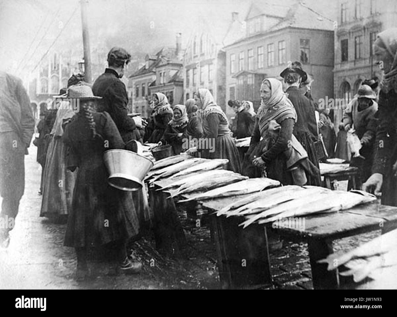 Fish exchange Black and White Stock Photos & Images - Alamy