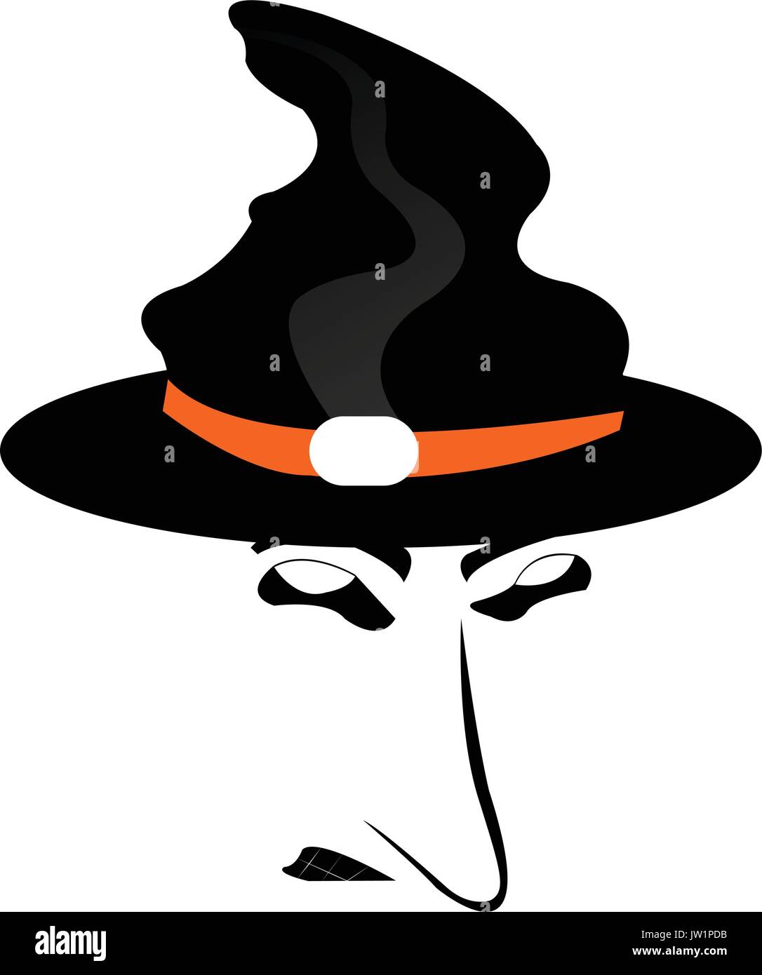 Isolated witch icon Stock Vector Image & Art - Alamy