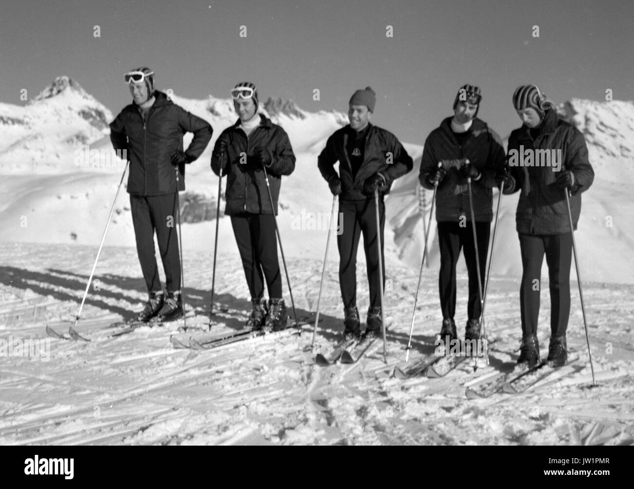 The Duke of Kent, the captain, with members of his regimental team from ...