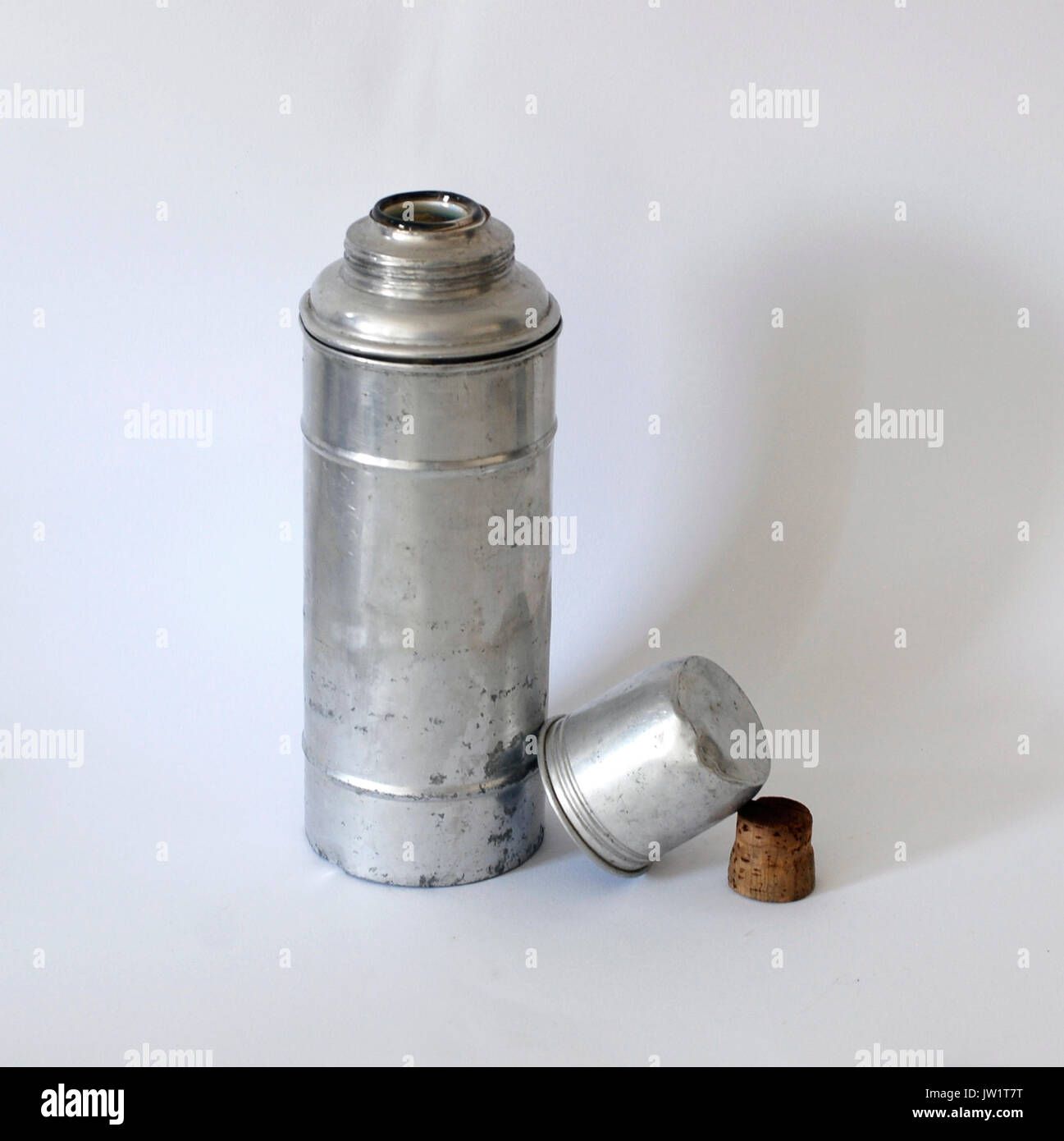 Ancientaluminum thermos, flask Vacuum, Brand IRUM, made in Spain Stock ...