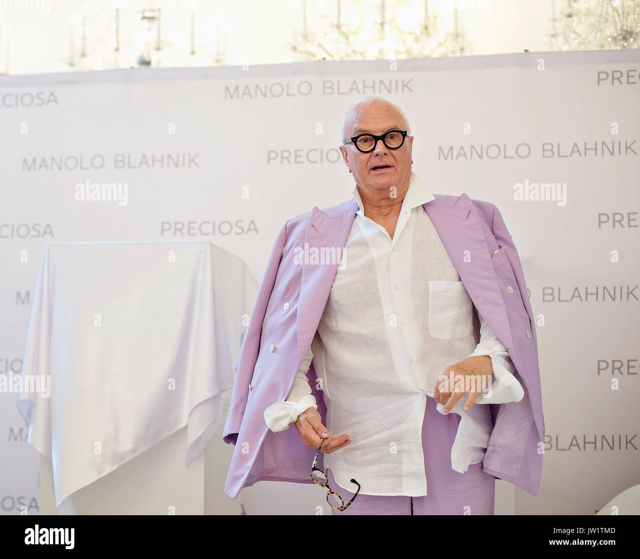 Manolo Blahnik, fashion designer Stock Photo - Alamy