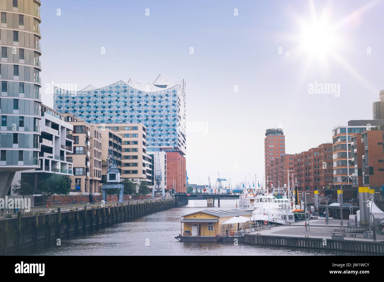 Sandtorhafen And Elbphilharmonie In Hamburg High Resolution Stock Photography and Images - Alamy