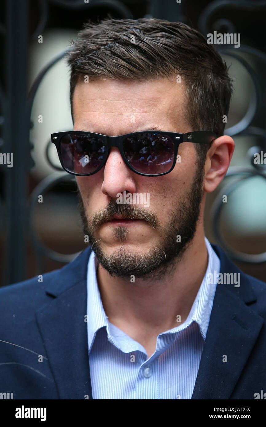 Chris Gard and Connie Yates seen outside the Royal Court of Justice ...