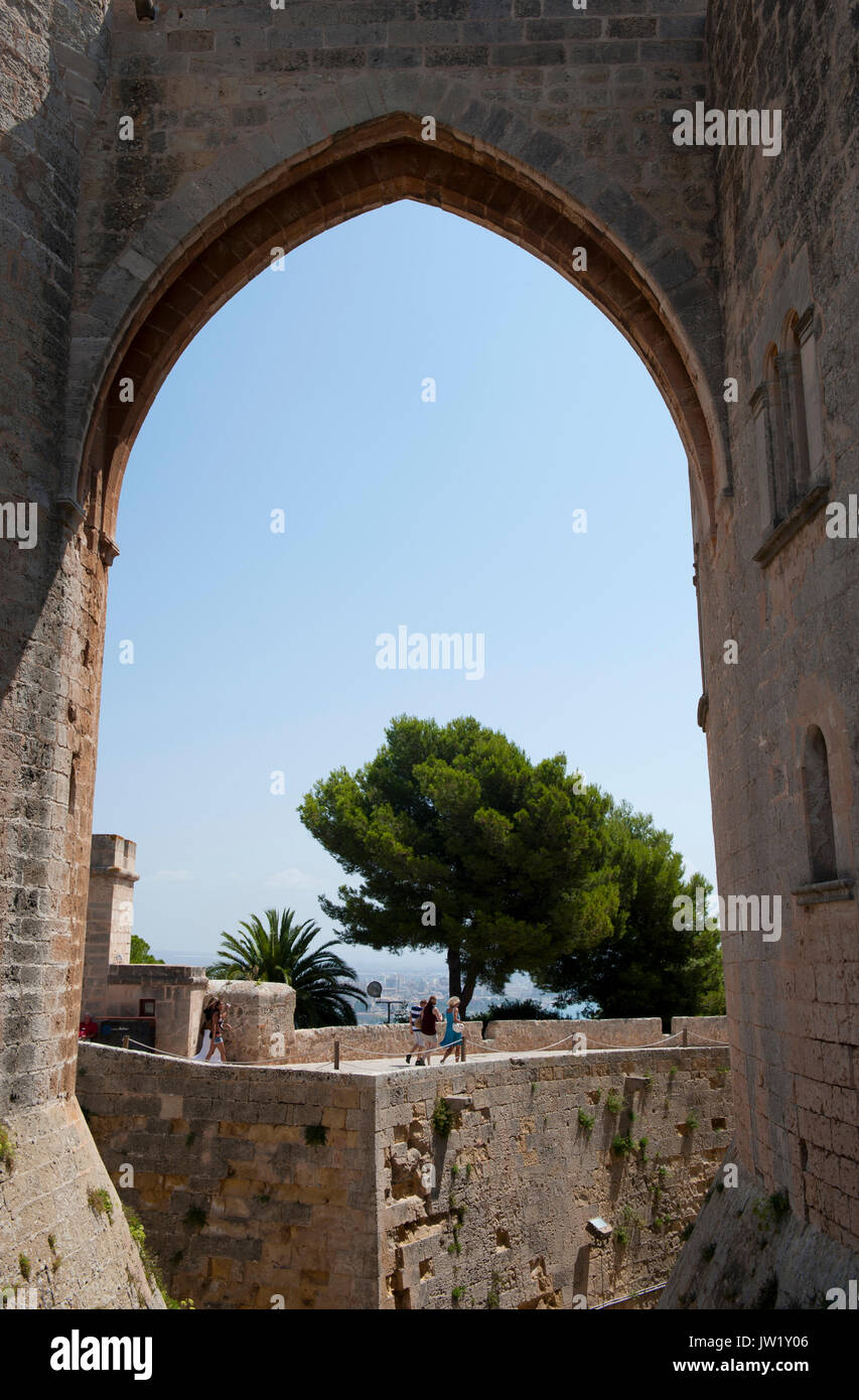 Exterior of Bellver Castle, Mallorca De Palma, Spain Stock Photo - Alamy