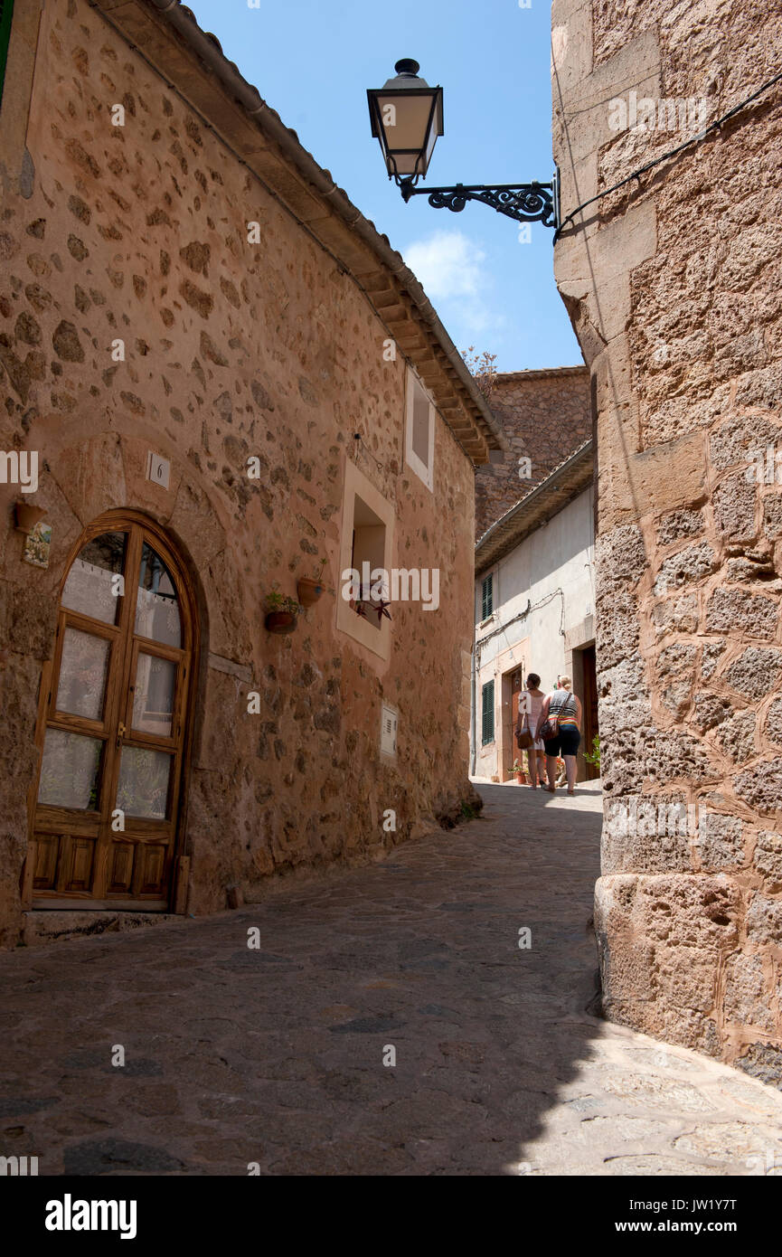 General view of Valldemossa village, Mallorca, Spain Stock Photo - Alamy