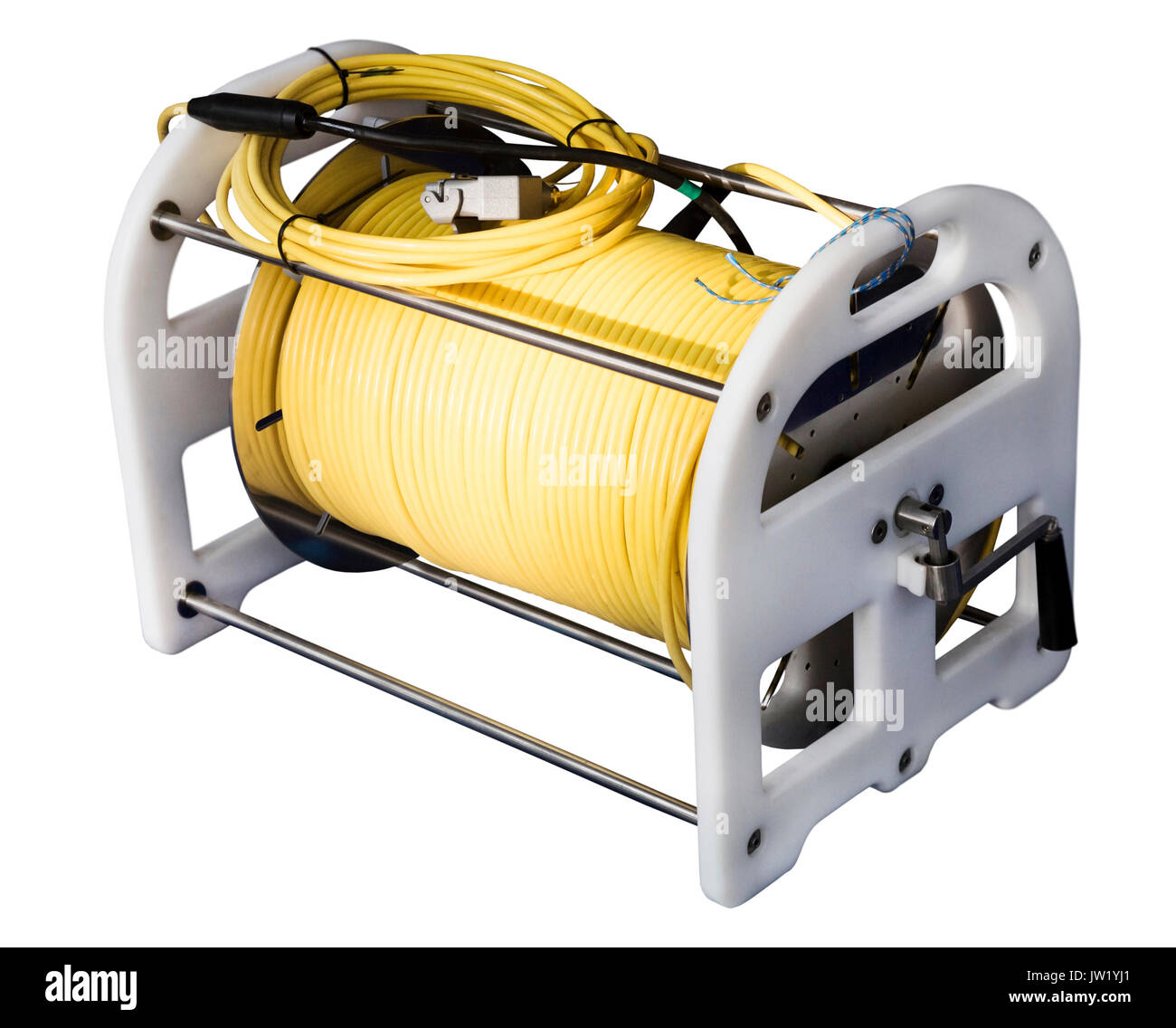 Cable reel holder hi-res stock photography and images - Alamy