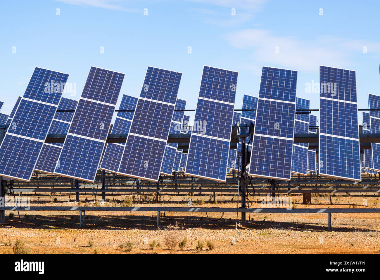 Closeup of power solar panel system Stock Photo - Alamy