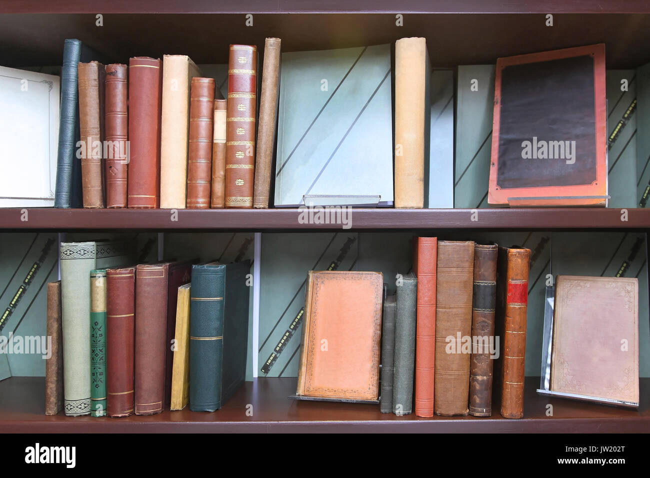 Old Book Shelf High Resolution Stock Photography and Images - Alamy
