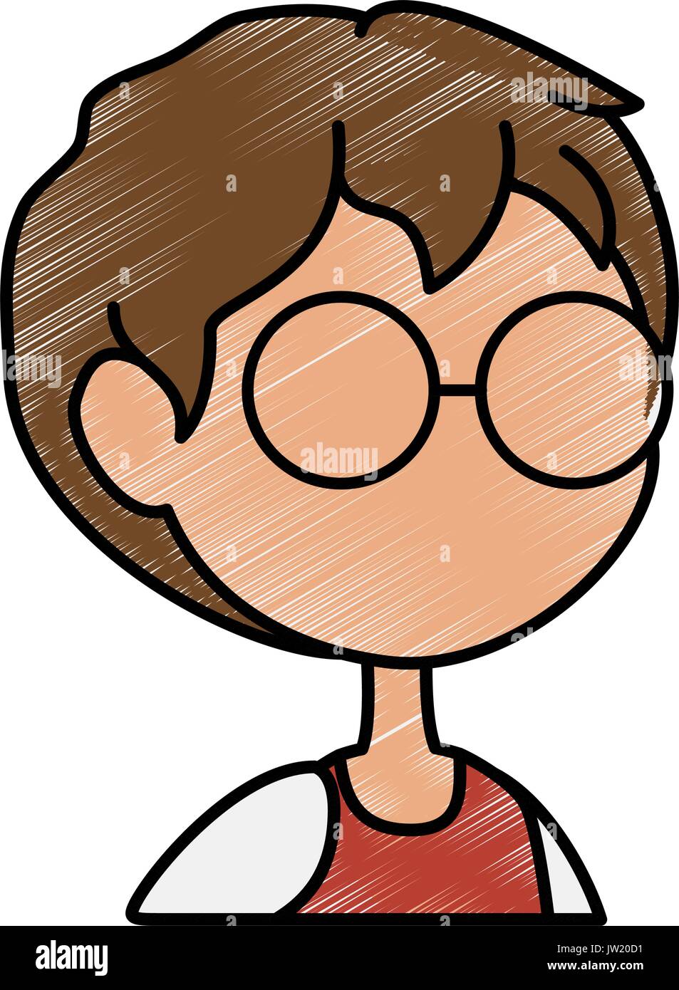 cartoon boy icon icon vector illustration graphic design Stock Vector ...