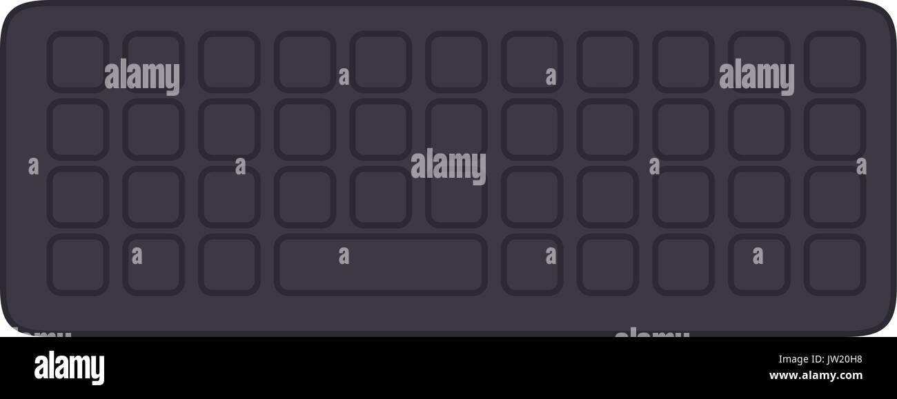 keyboard icon over white background vector illustration Stock Vector ...