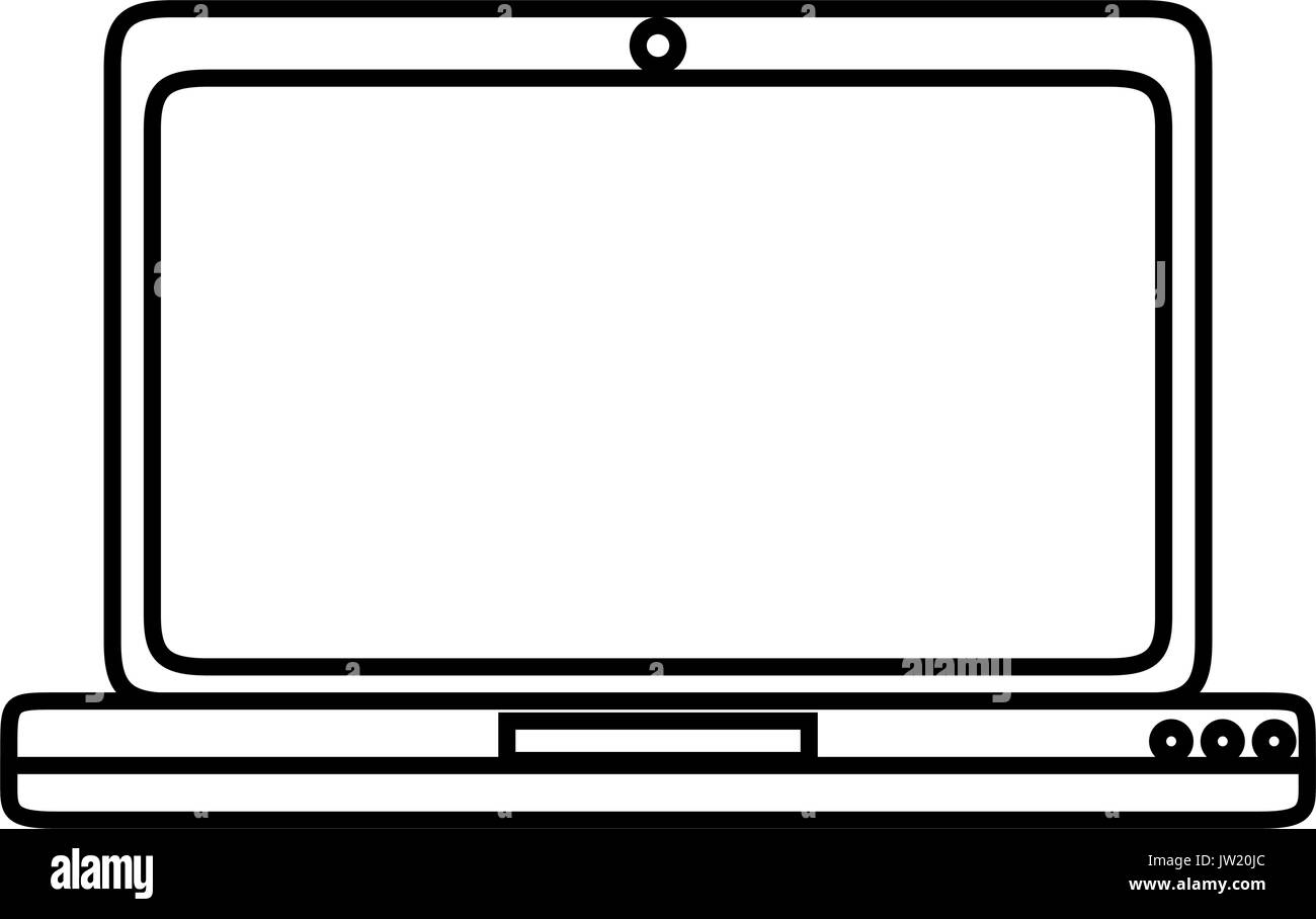 computer icon over white background vector illustration Stock Vector ...