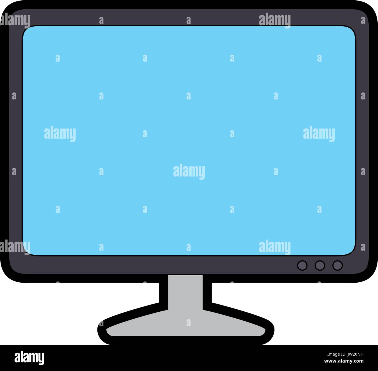 computer icon over white background vector illustration Stock Vector ...