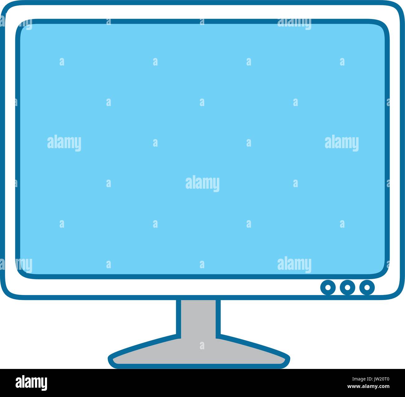 computer icon over white background vector illustration Stock Vector ...