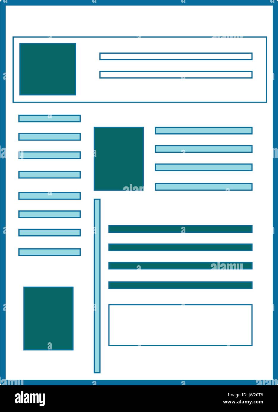 Website internet page over white background graphic design Stock Vector ...