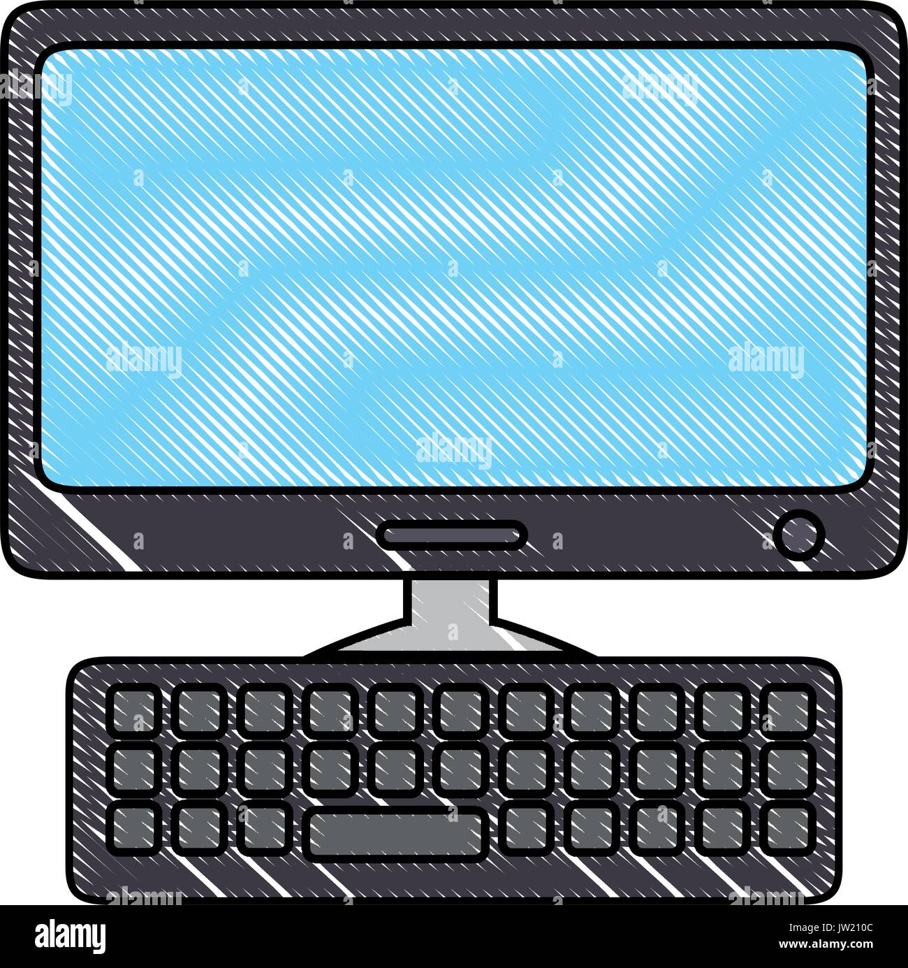 computer icon over white background vector illustration Stock Vector ...