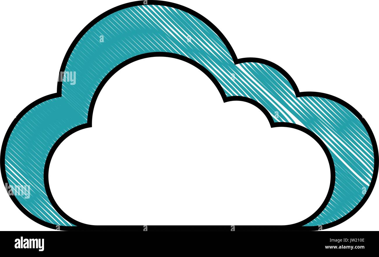 cloud icon over white background vector illustration Stock Vector Image ...