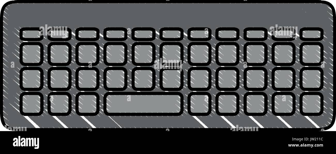 keyboard icon over white background vector illustration Stock Vector ...