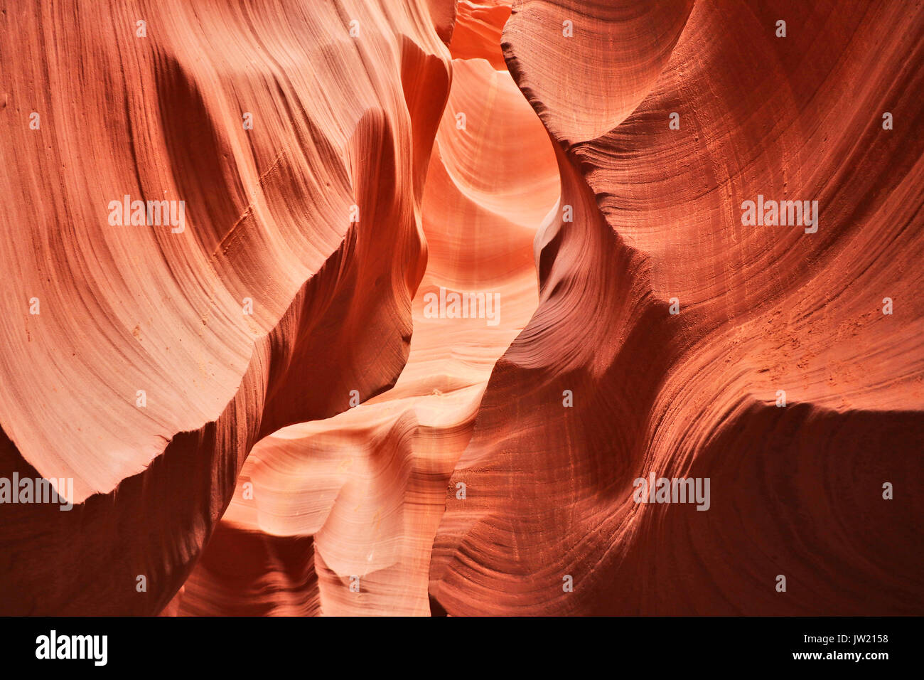 Swirls of old red sandstone wall abstract pattern in Lower Antelope ...