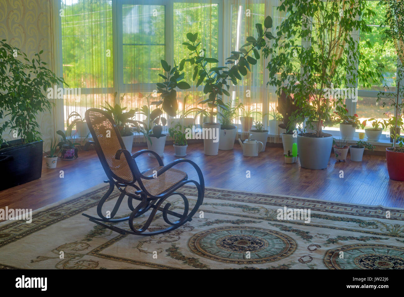 Luxury light interior of sitting room Stock Photo - Alamy