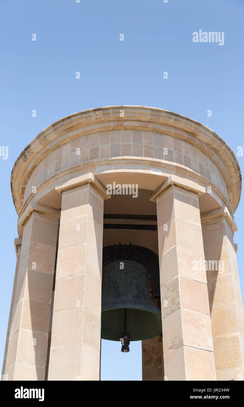 Siege Bell War Memorial in Valetta on Malta Stock Photo - Alamy