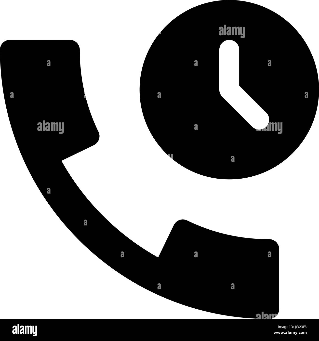 Telephone history icon Black and White Stock Photos & Images - Alamy