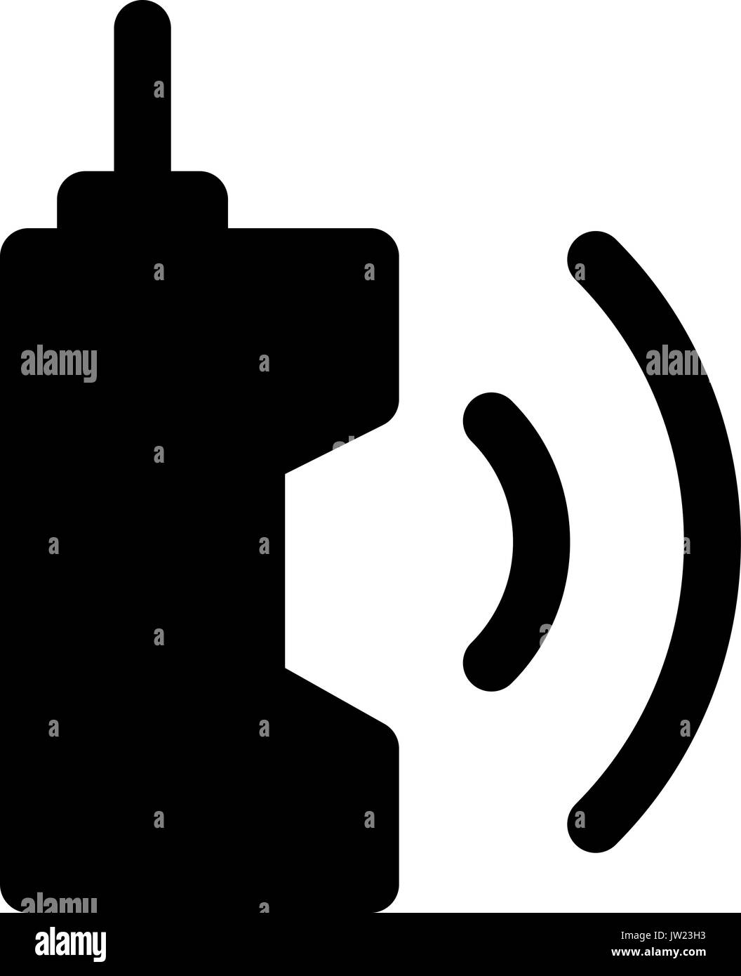 Handheld signal Stock Vector Images - Alamy