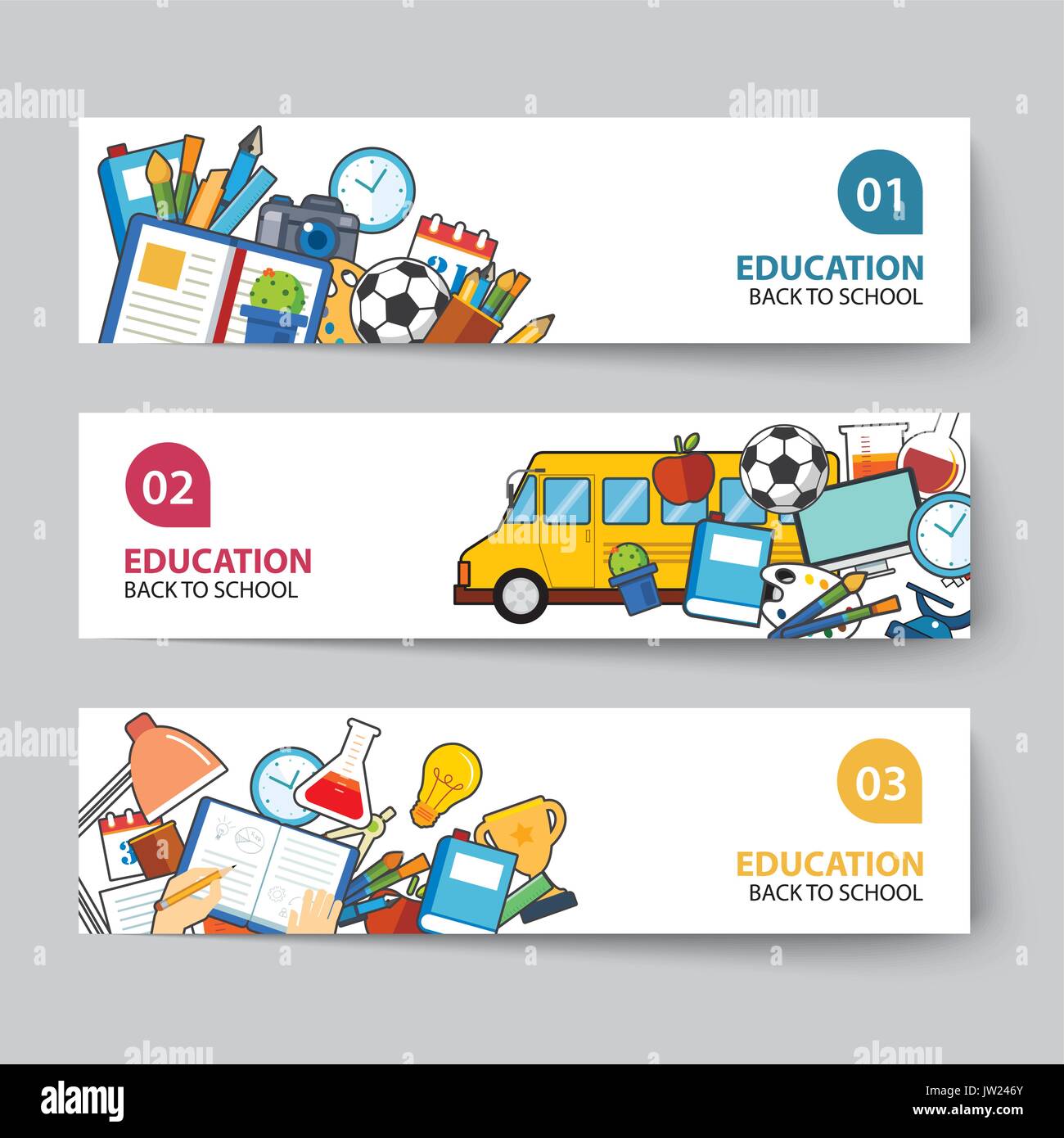 School banner hi-res stock photography and images - Alamy