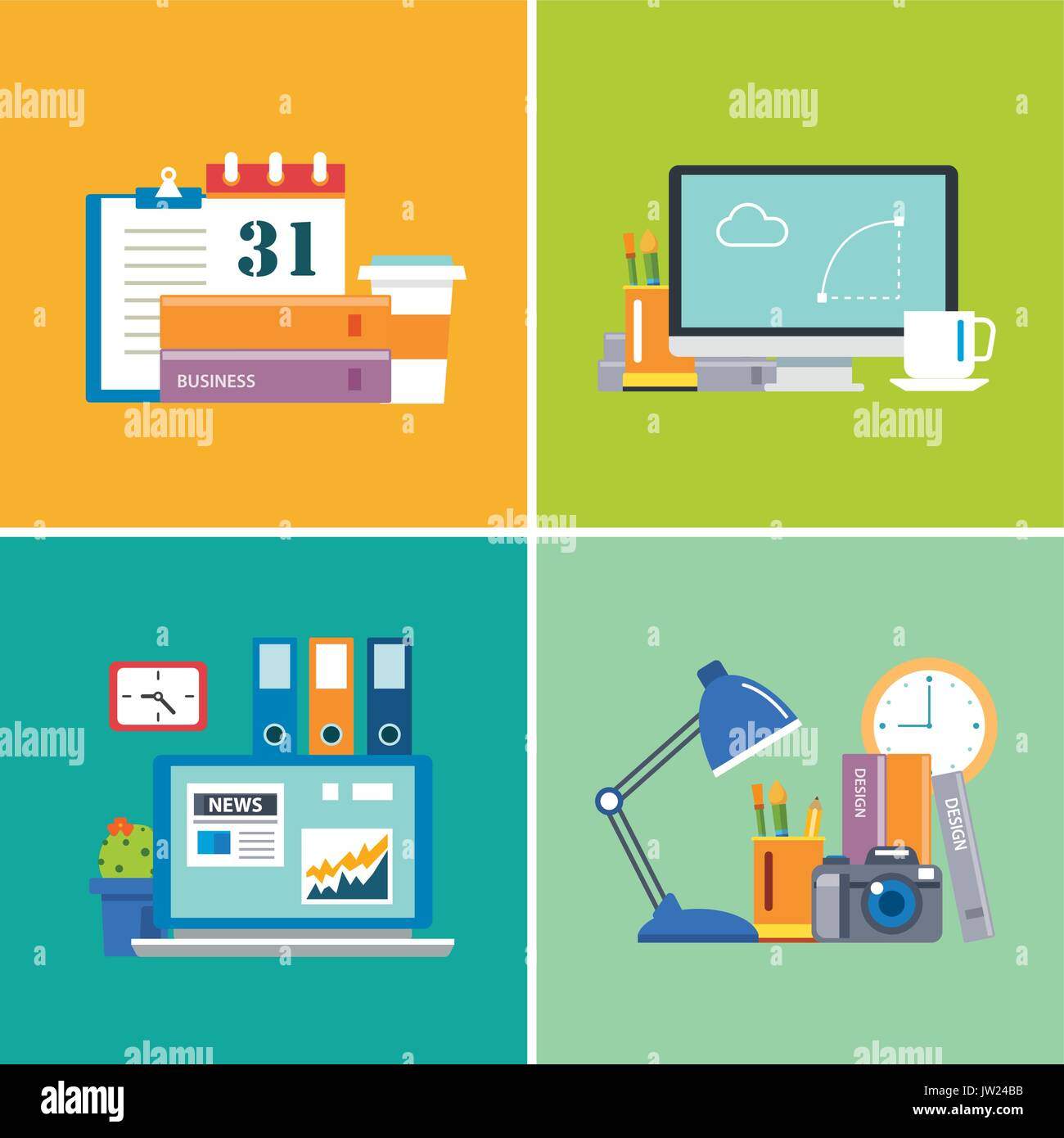 Work item Stock Vector Images - Alamy