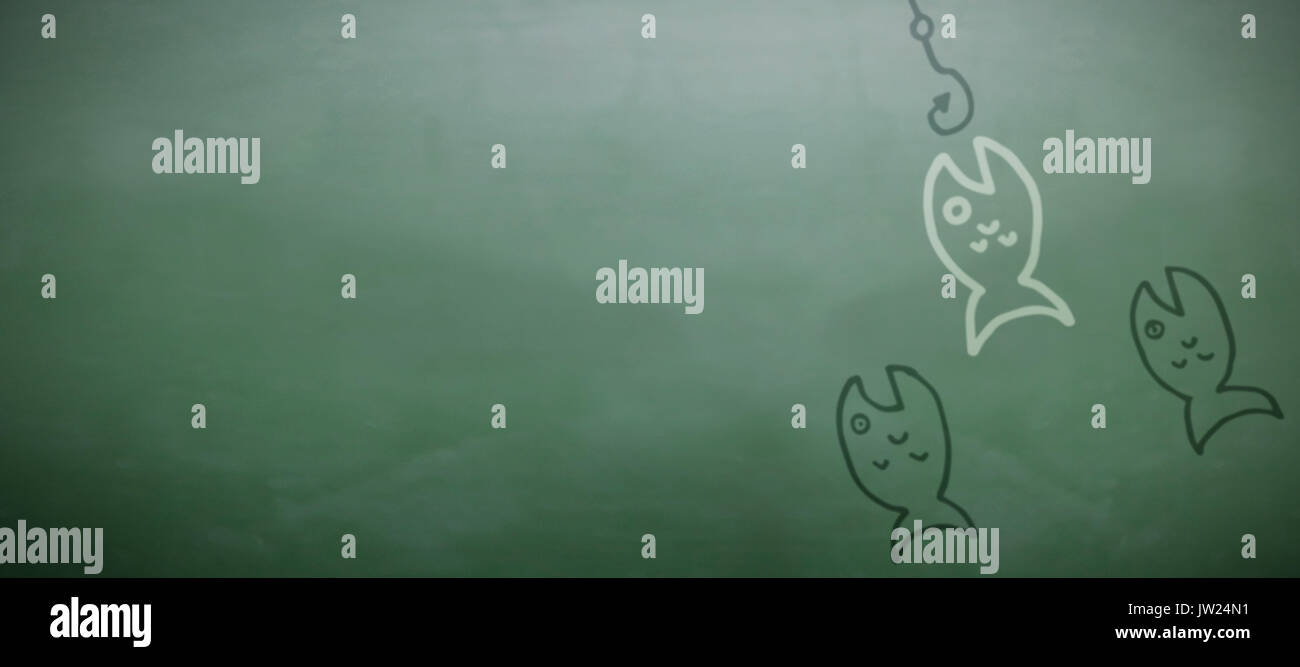 Chalkboard Drawing Fish High Resolution Stock Photography and Images ...