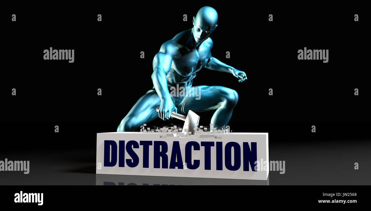 Get Rid of Distraction and Remove the Problem Stock Photo - Alamy