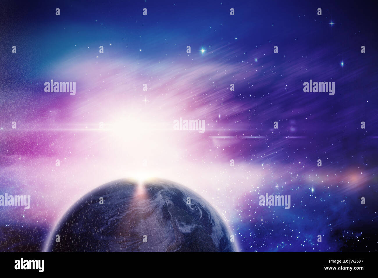 Globe of earth against splashing of dust powder Stock Photo - Alamy