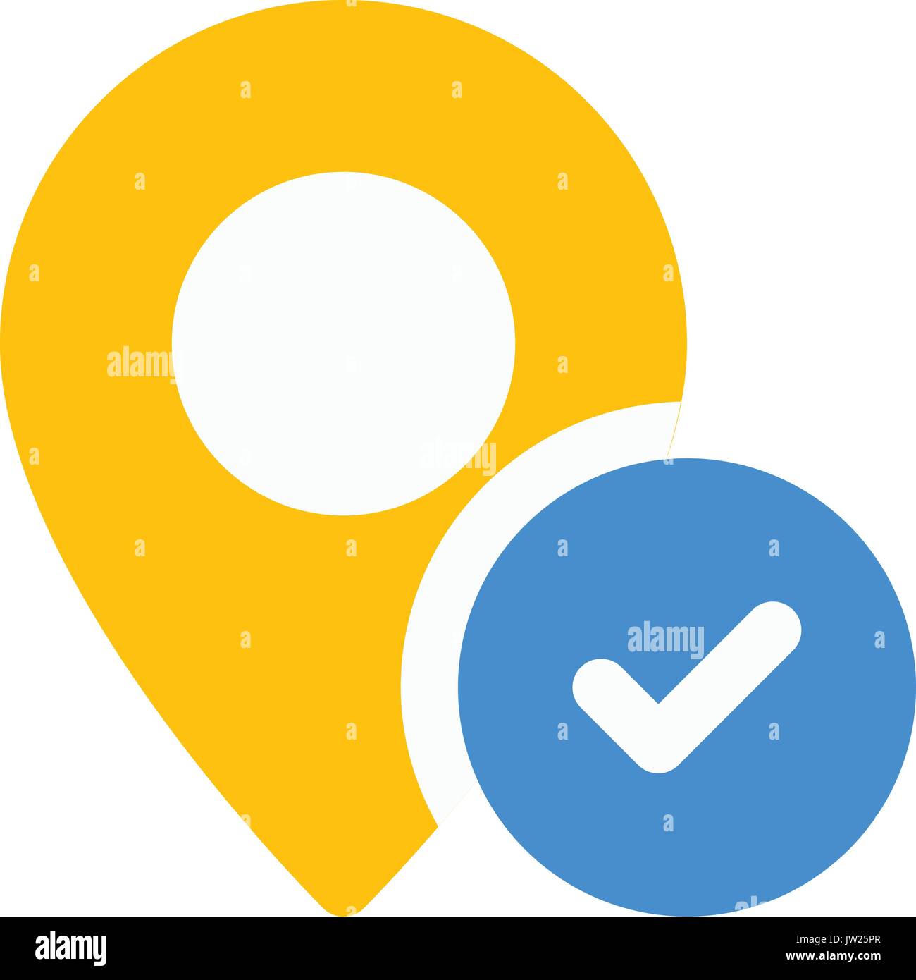 Current location icon vector hi-res stock photography and images - Alamy