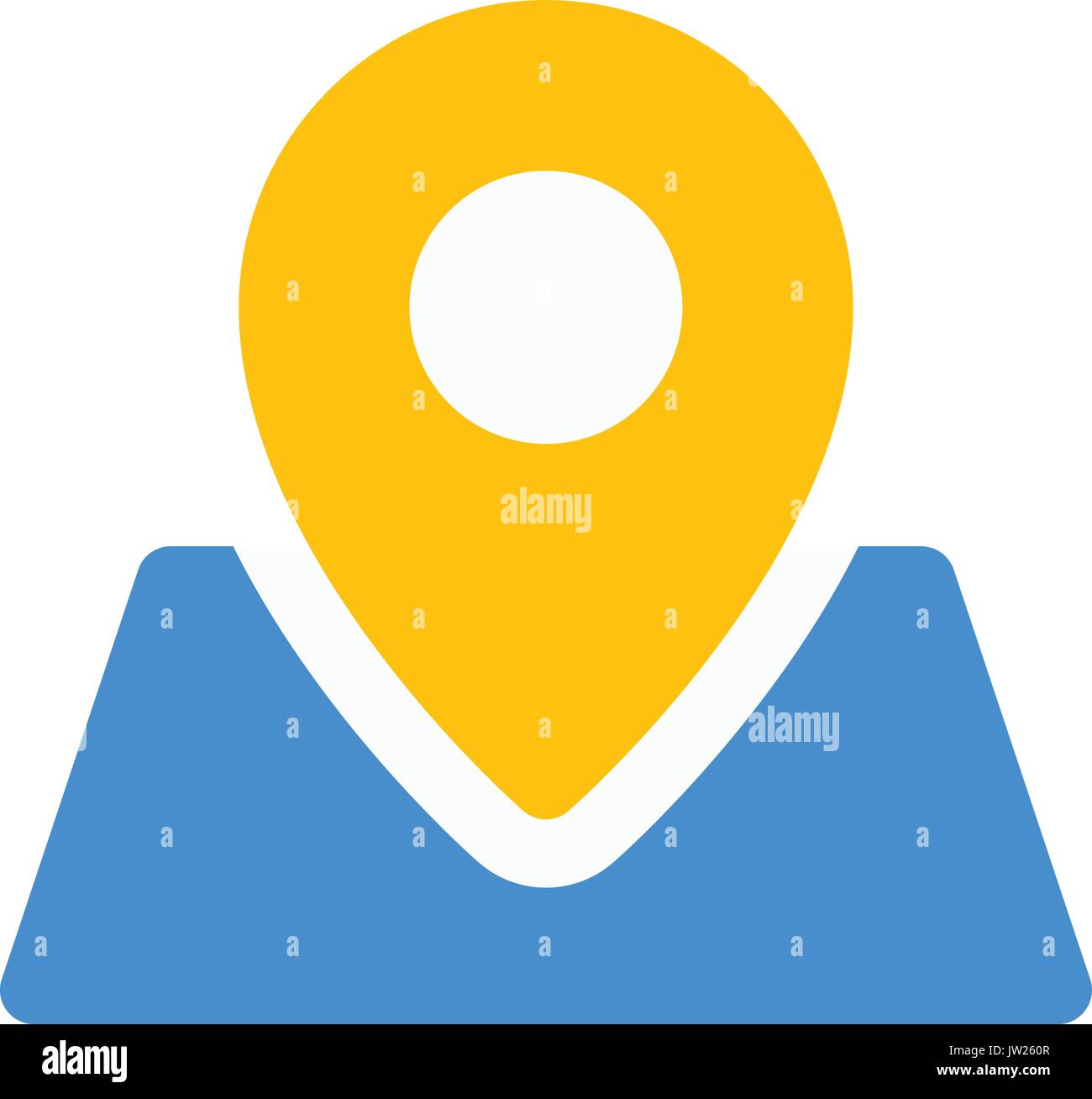 Current location icon vector hi-res stock photography and images - Alamy