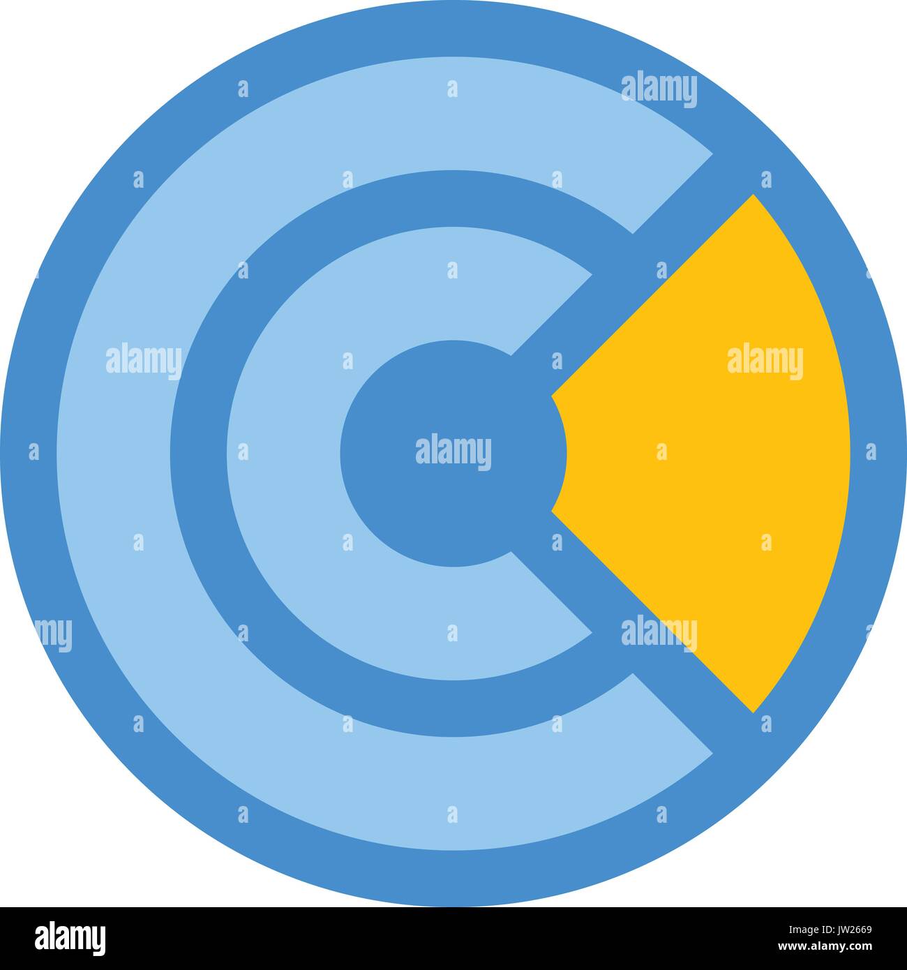 Detection range Stock Vector Images - Alamy