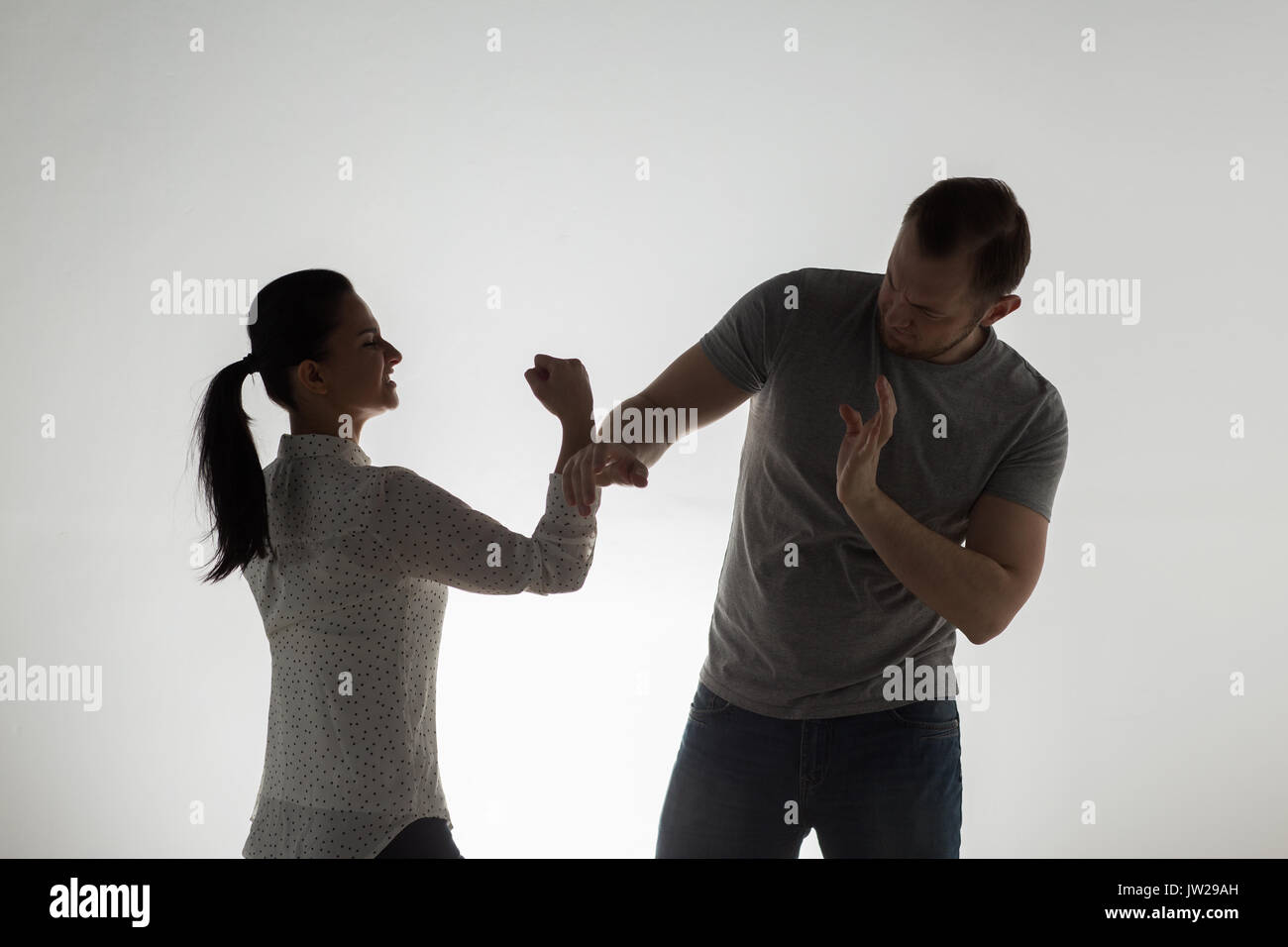 angry couple having fight Stock Photo - Alamy