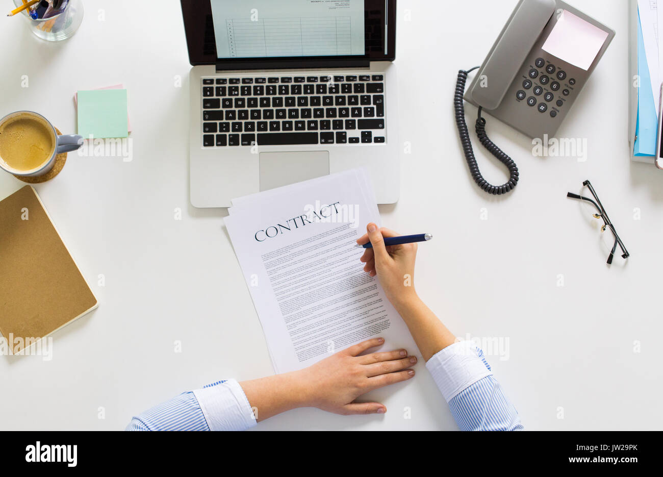 Document concept above hand hi-res stock photography and images - Alamy
