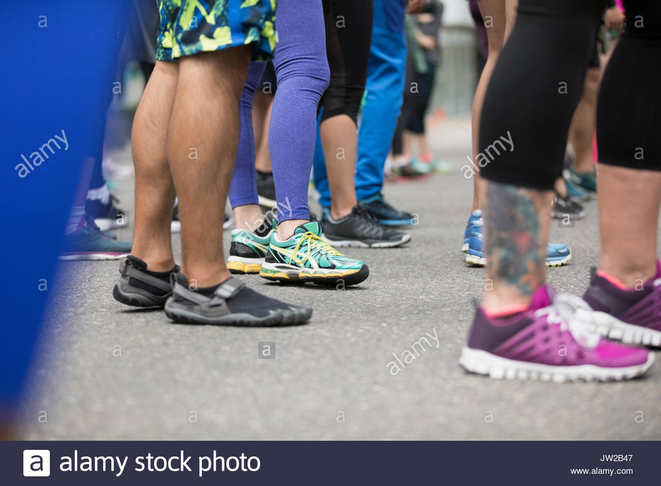 Marathon runner legs hi-res stock photography and images - Alamy