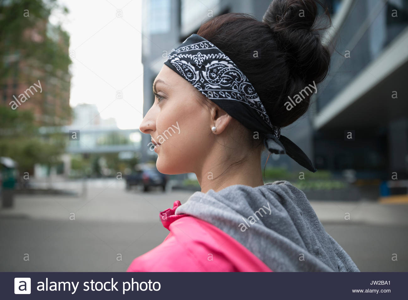 Women with bandana hi-res stock photography and images - Alamy
