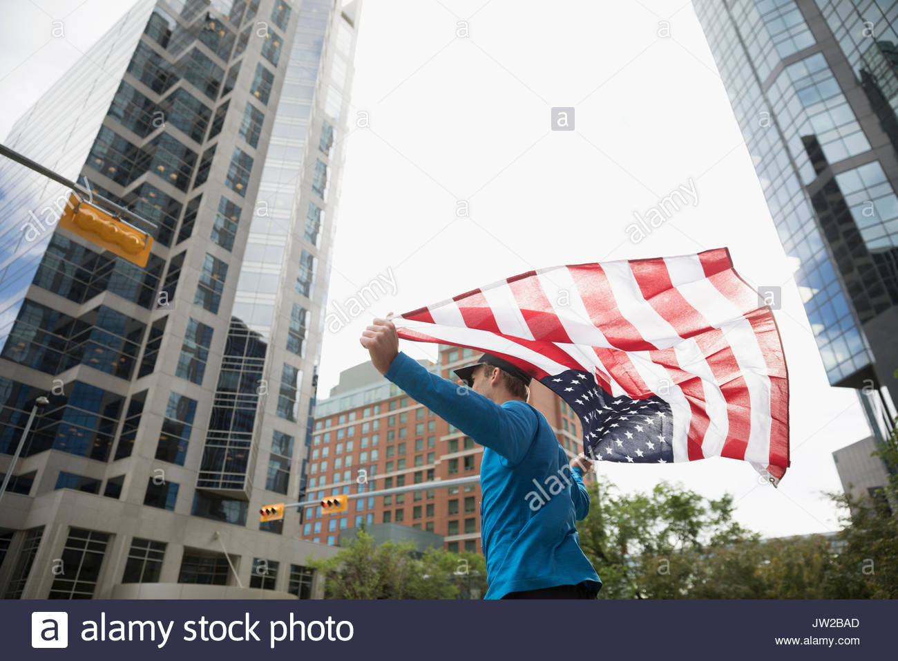 Sports person holding flag hi-res stock photography and images - Alamy