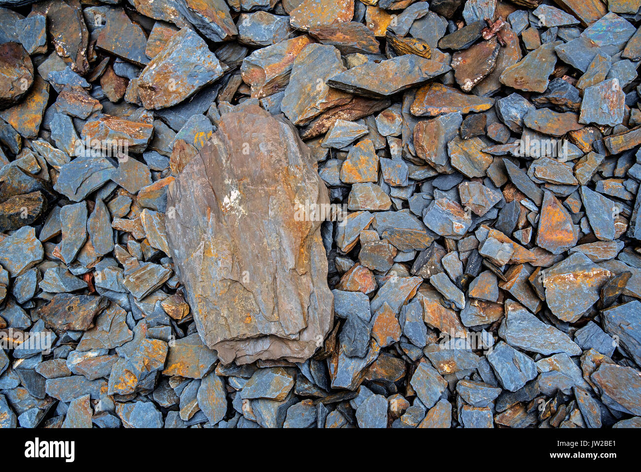 Quarry debris slate stone hi-res stock photography and images - Alamy