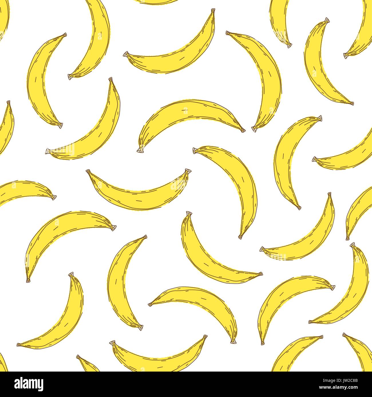 Black and white banana Stock Vector Images - Alamy