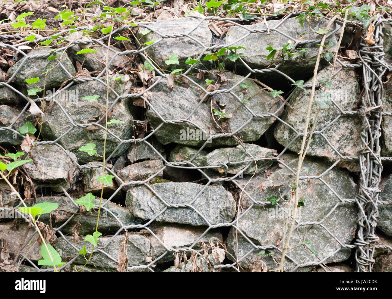 Stones in metal wire cage hi-res stock photography and images - Alamy