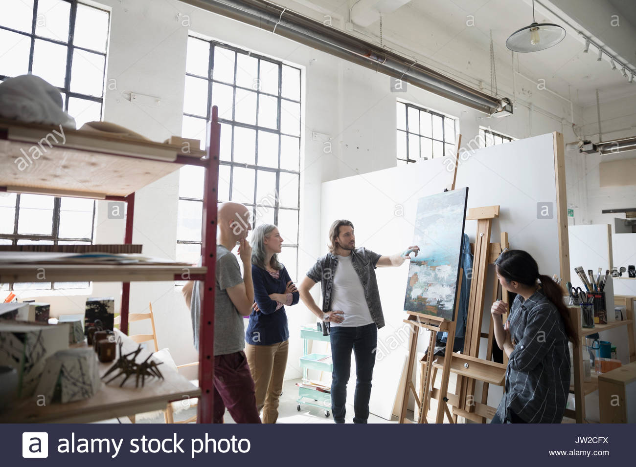 Painting class hi-res stock photography and images - Alamy