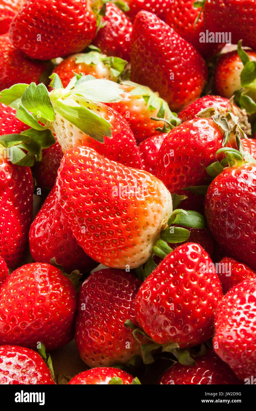 strawberries texture background Stock Photo - Alamy