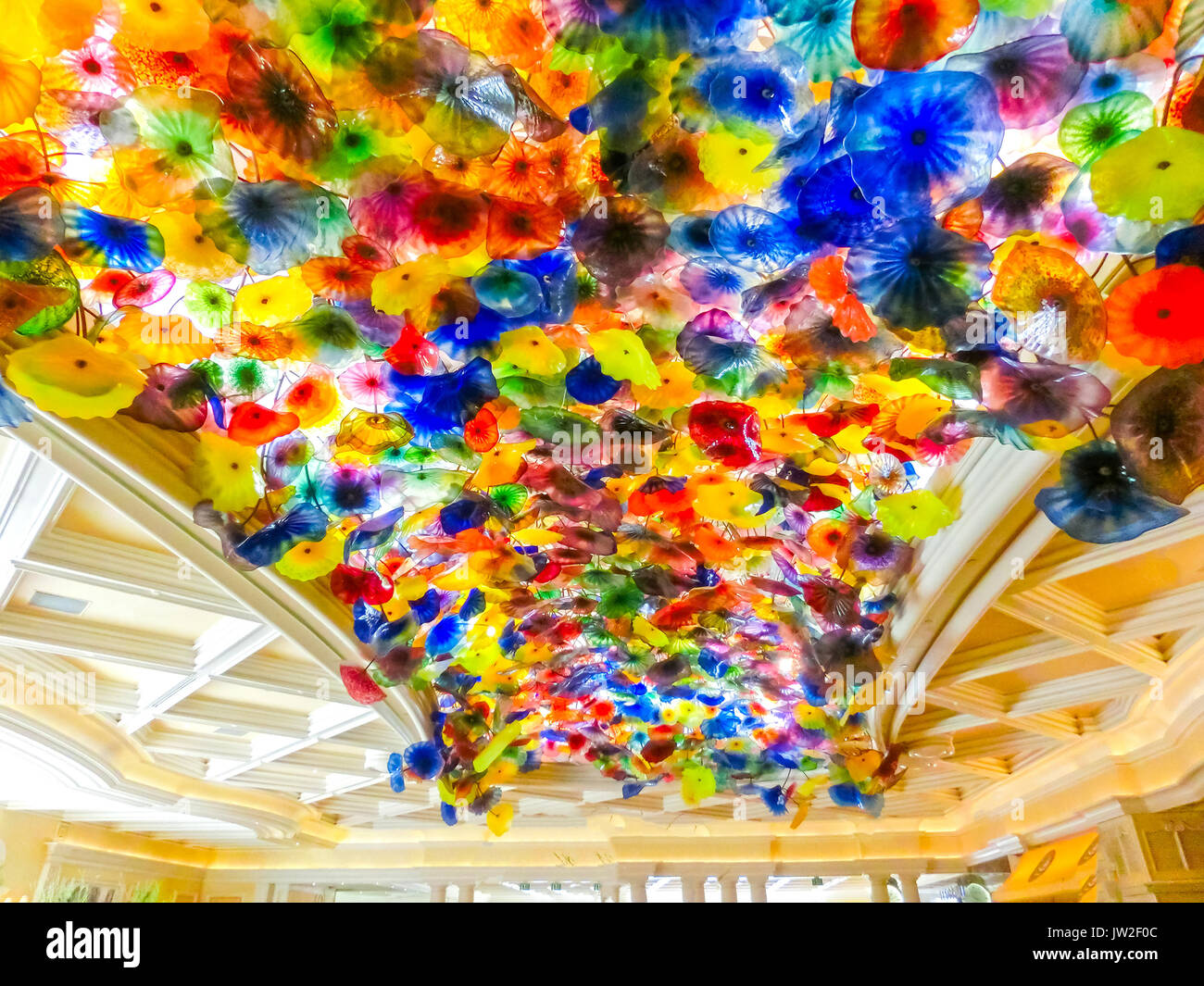 Bellagio glass ceiling hi-res stock photography and images - Alamy